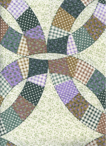 Double Wedding Ring Green – Wilson's Fabric