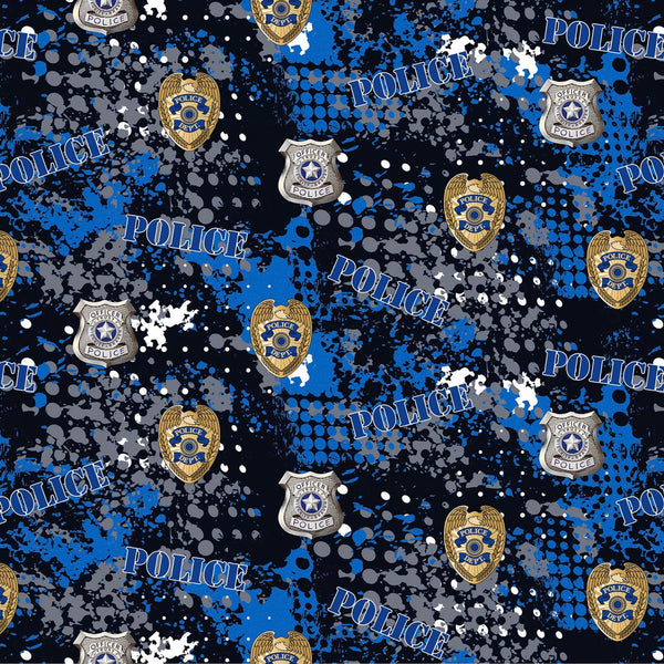 Police Abstract Geo Logo – Wilson's Fabric